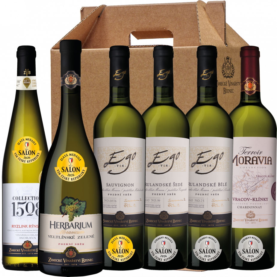 Kolekce 6x Salonu vín ČR 2026 - ZVB , | Zámecké vinařství Bzenec